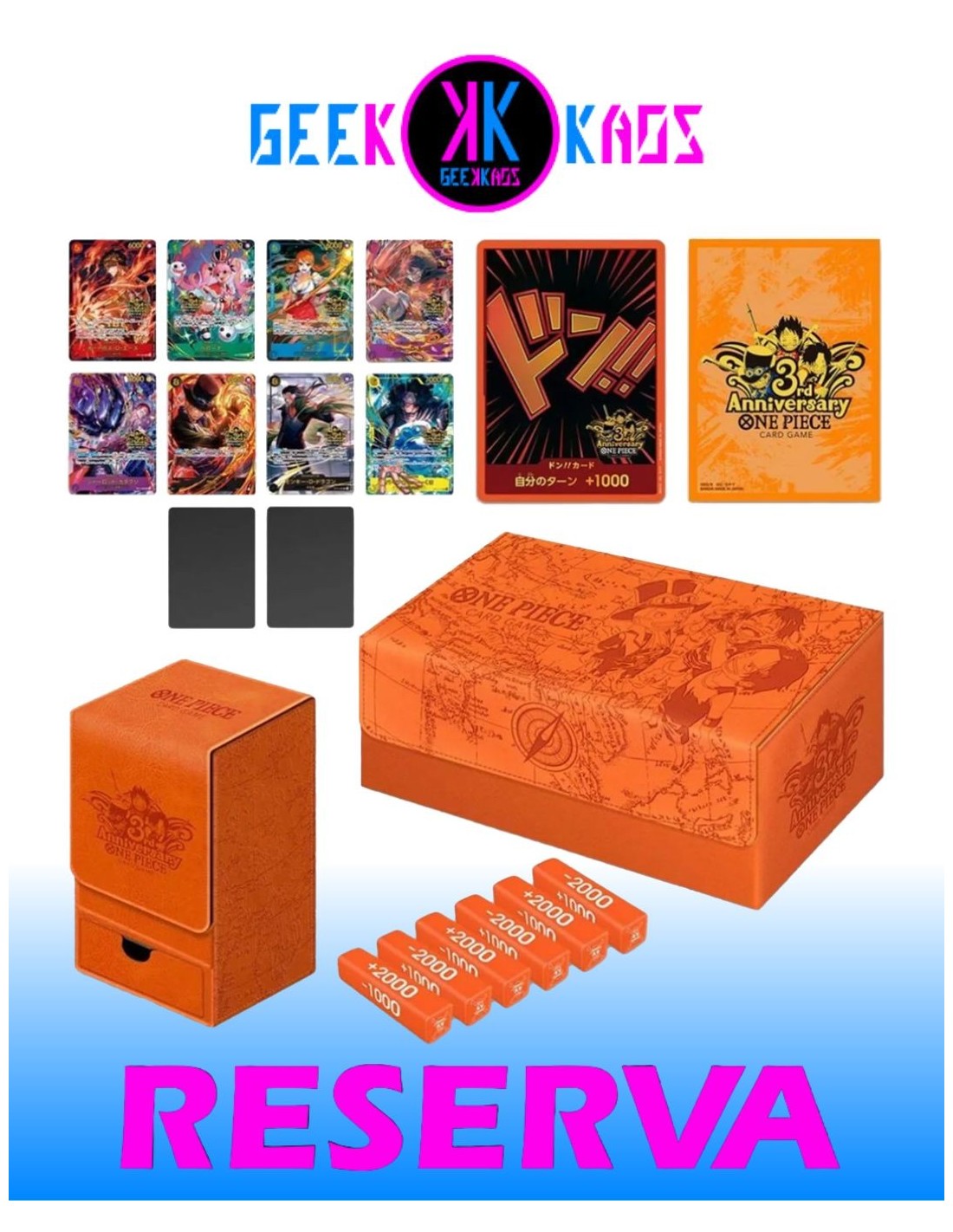 ONE PIECE TCG - JAPANESE 3RD ANNIVERSARY SET - INGLES