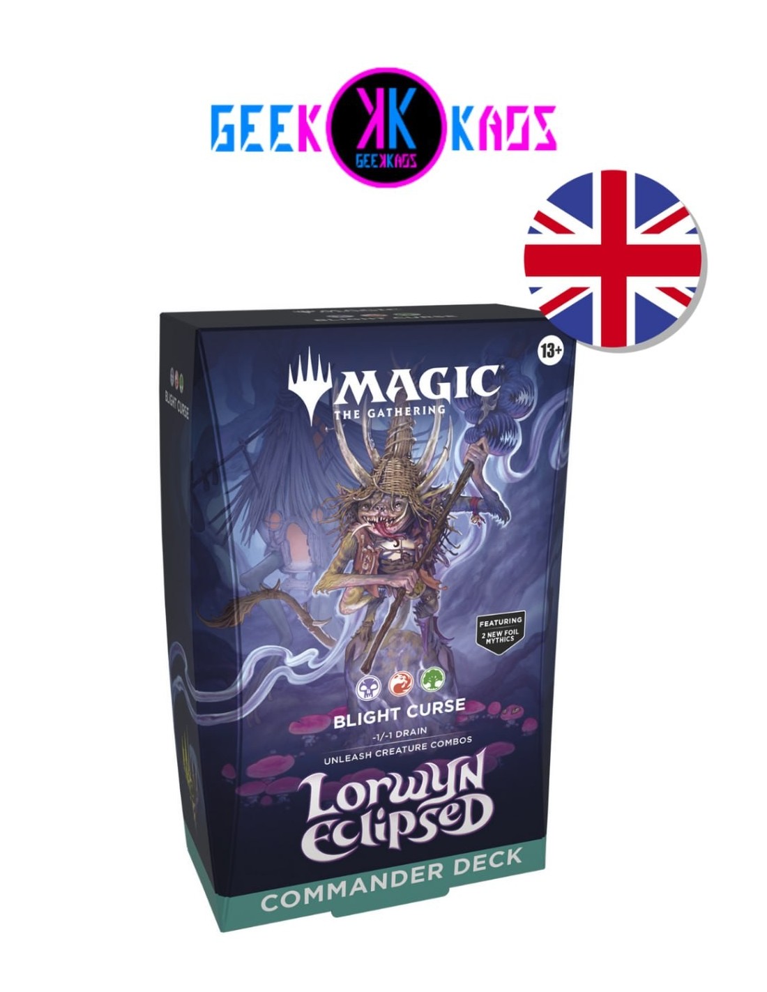 MAGIC: THE GATHERING - LORWYN ECLIPSED - COMMANDER DECK: BLIGHT CURSE ...